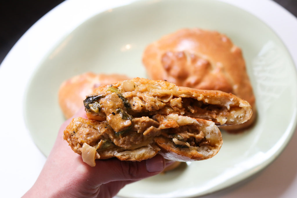 1 Full size vegan piroshkies (feeds 1) – Pinoyshki